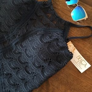 BECCA | Swim | Becca Plus Size High Neck One Piece Swimsuit | Poshmark